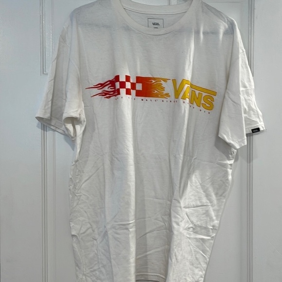 Vans | Shirts | Vans Fire Logo Tshirt | Poshmark